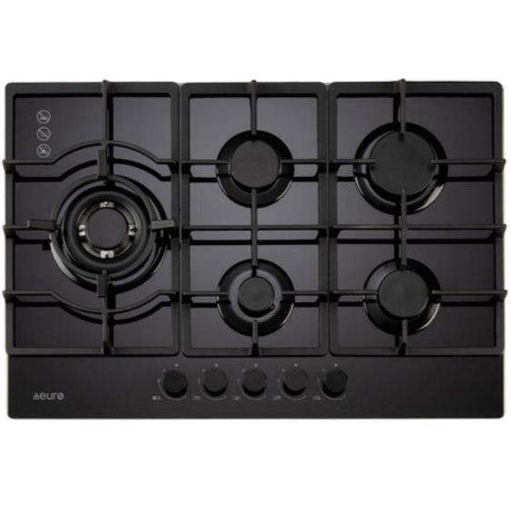 Euro 70cm Gas on Glass Cooktop ECT750GBK2 – The Appliance Group