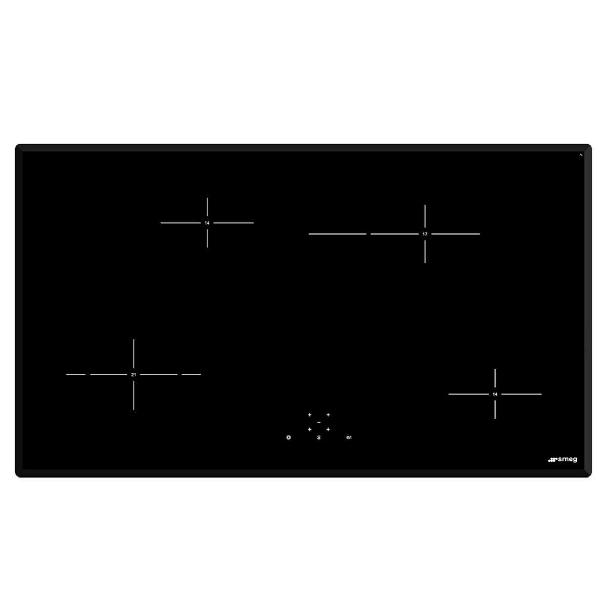 Smeg Black 90cm Ceramic Cooktop SE394EMTBAU – The Appliance Group
