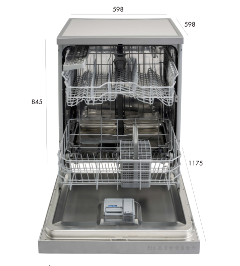 Euro Stainless Steel Freestanding Dishwasher EED614KX – The Appliance Group