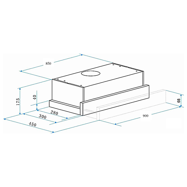 Smeg 90cm Retractable Rangehood SAH491SS - Factory Seconds Discount ...