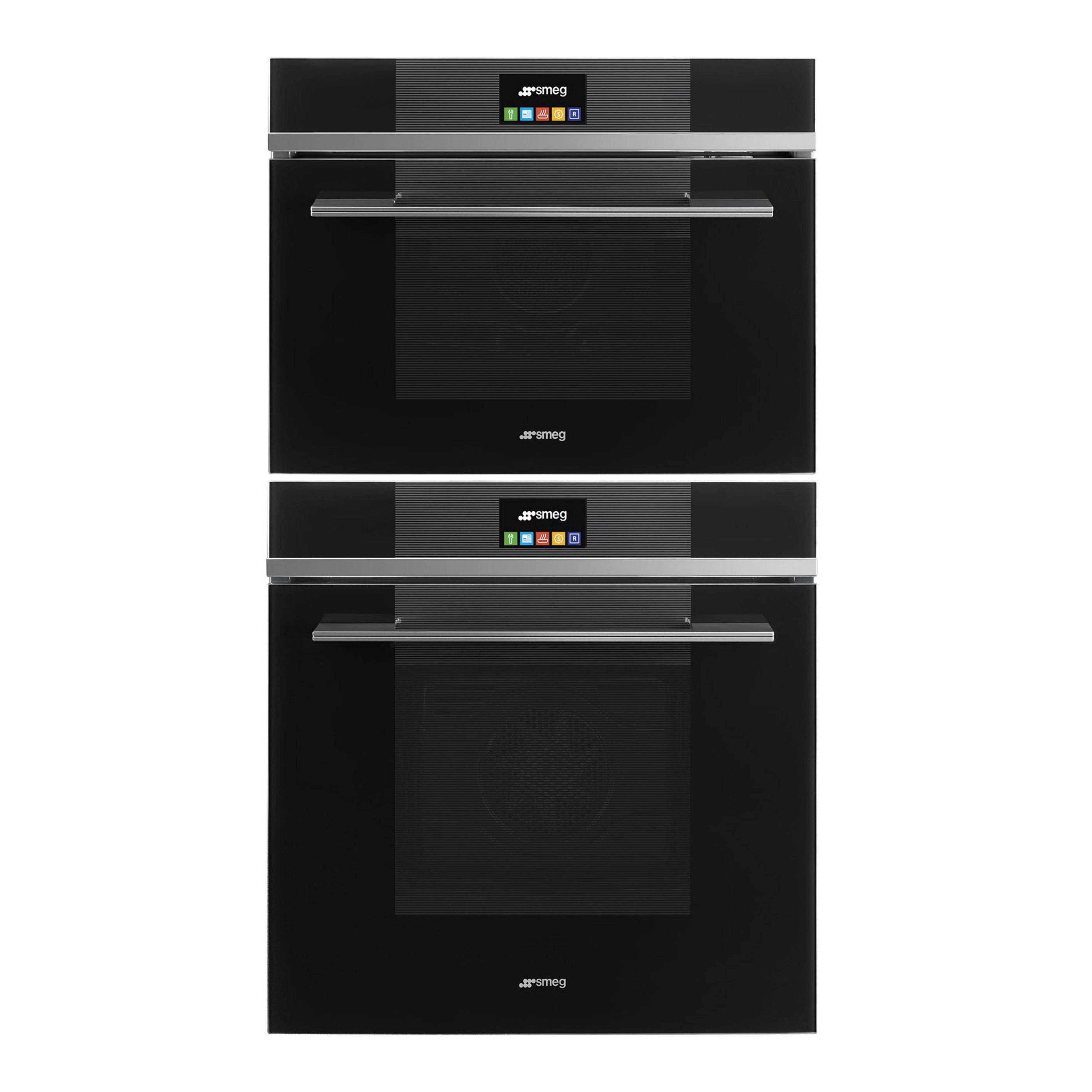 Smeg Black Linea 60cm Oven and Steam Oven Bundle - Factory Seconds Dis ...
