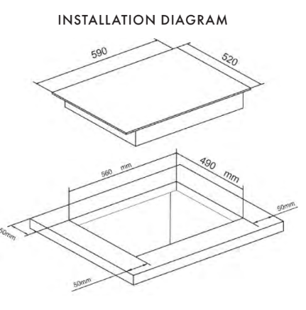 Euro 60cm Ceramic Cooktop ECT600CB – The Appliance Group